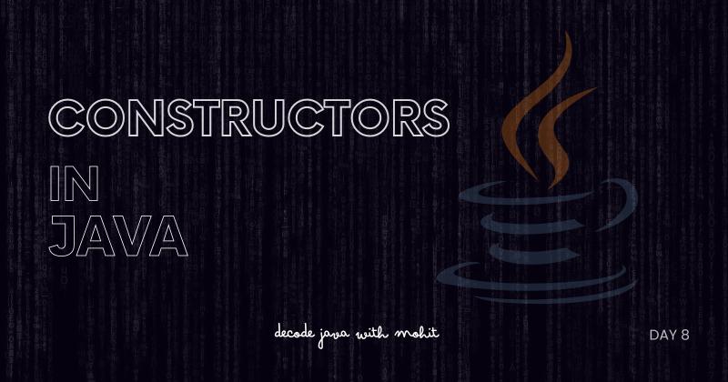 Mohit Upadhyay on LinkedIn: Java Constructors Mohit Upadhyay on LinkedIn: Java Constructors