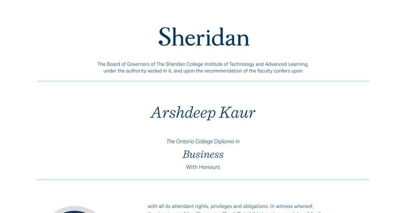 Arshdeep Kaur on LinkedIn: #sheridancollege | 11 comments Arshdeep Kaur on LinkedIn: #sheridancollege | 11 comments