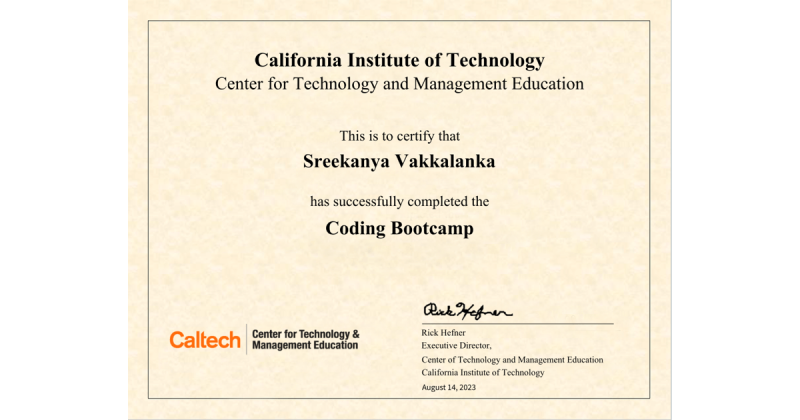 Sreekanya Vakkalanka on LinkedIn: Coding Bootcamp • Sreekanya ... Sreekanya Vakkalanka on LinkedIn: Coding Bootcamp • Sreekanya ...