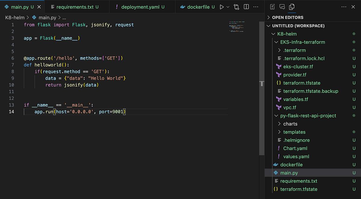 Deploying REST API with Python-Flask on Kubernetes Using Helm Chart and ... Deploying REST API with Python-Flask on Kubernetes Using Helm Chart and ...