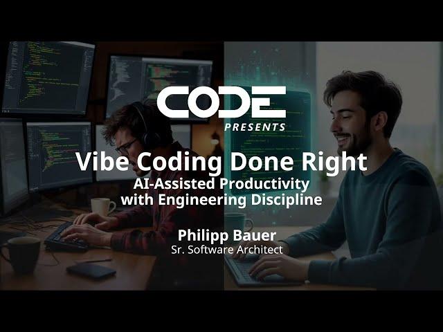 CODE Presents: Vibe Coding Done Right: AI-Assisted Productivity with ... CODE Presents: Vibe Coding Done Right: AI-Assisted Productivity with ...