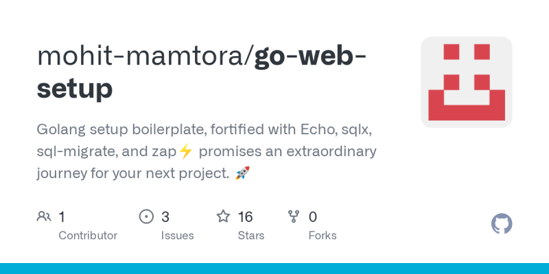 Mohit Mamtora on LinkedIn: GitHub - mohit-mamtora/go-web-setup: Golang ... Mohit Mamtora on LinkedIn: GitHub - mohit-mamtora/go-web-setup: Golang ...