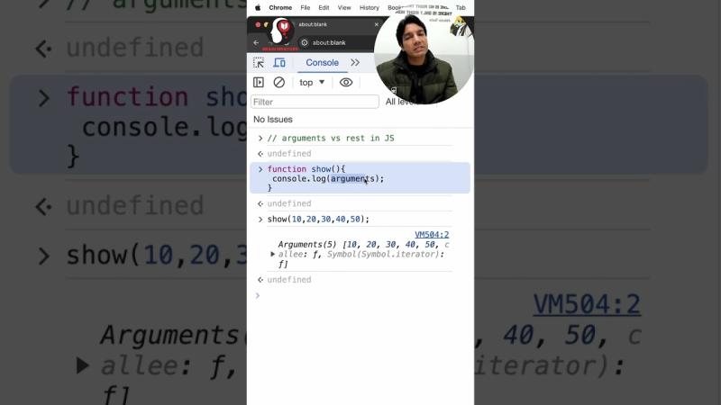 JavaScript vs. JavaScript: Arguments vs Rest | Amit Srivastava posted ... JavaScript vs. JavaScript: Arguments vs Rest | Amit Srivastava posted ...