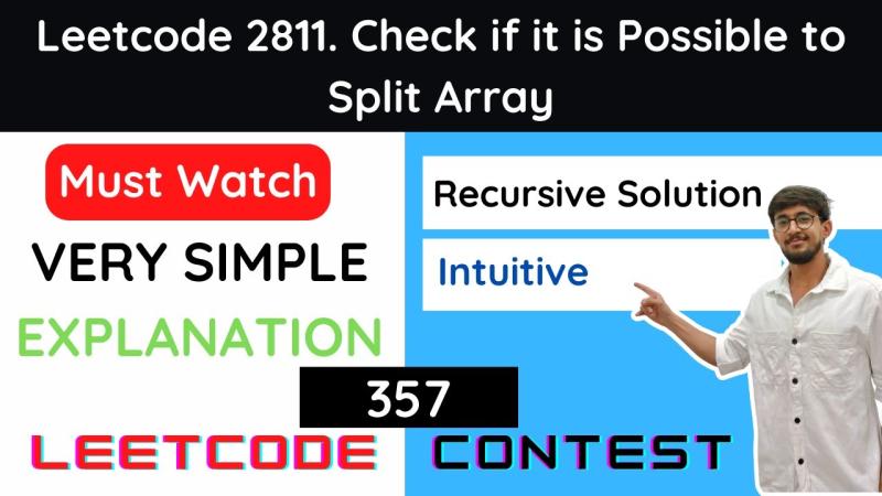 Gaurav Kungwani on LinkedIn: Leetcode 2811 Check if it is Possible to ... Gaurav Kungwani on LinkedIn: Leetcode 2811 Check if it is Possible to ...