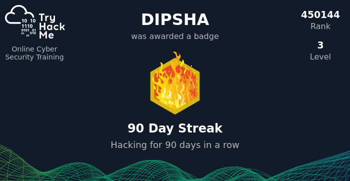 Dipsha Biswas on LinkedIn: DIPSHA was awarded a badge! Dipsha Biswas on LinkedIn: DIPSHA was awarded a badge!