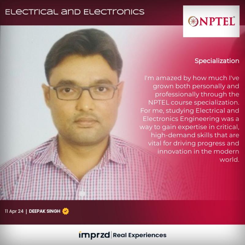 Deepak Singh on LinkedIn: NPTEL Deepak Singh on LinkedIn: NPTEL