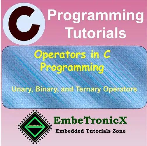 ATNL Man on LinkedIn: Operators in C (Unary, Binary, Ternary Operators) ATNL Man on LinkedIn: Operators in C (Unary, Binary, Ternary Operators)