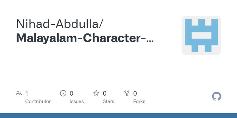 Nihad Abdulla on LinkedIn: GitHub - Nihad-Abdulla/Malayalam-Character ... Nihad Abdulla on LinkedIn: GitHub - Nihad-Abdulla/Malayalam-Character ...