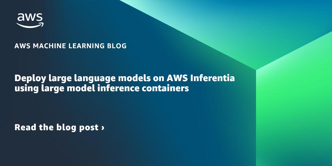 Ivan Kopas on LinkedIn: Deploy large language models on AWS Inferentia ... Ivan Kopas on LinkedIn: Deploy large language models on AWS Inferentia ...