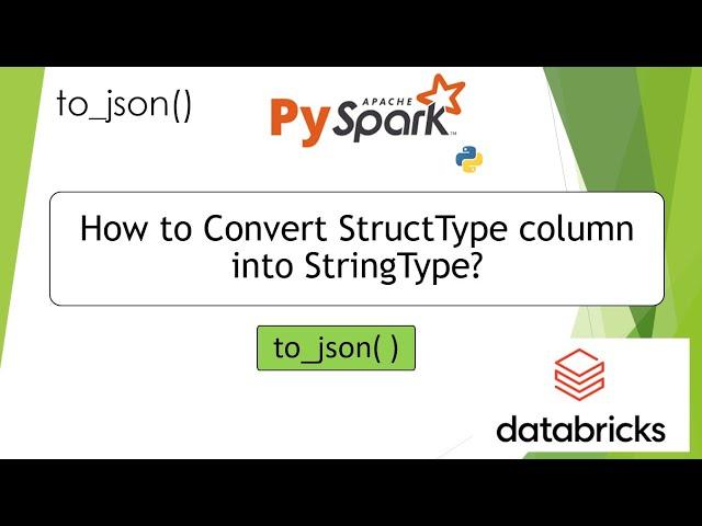 Anuganti Suresh on LinkedIn: 41. How to convert StructType column into ... Anuganti Suresh on LinkedIn: 41. How to convert StructType column into ...
