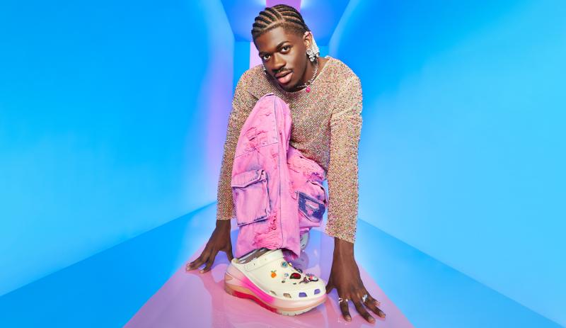 Lil Nas X Models Crocs Heels & Platform Clogs in New Ambassadorship ... Lil Nas X Models Crocs Heels & Platform Clogs in New Ambassadorship ...