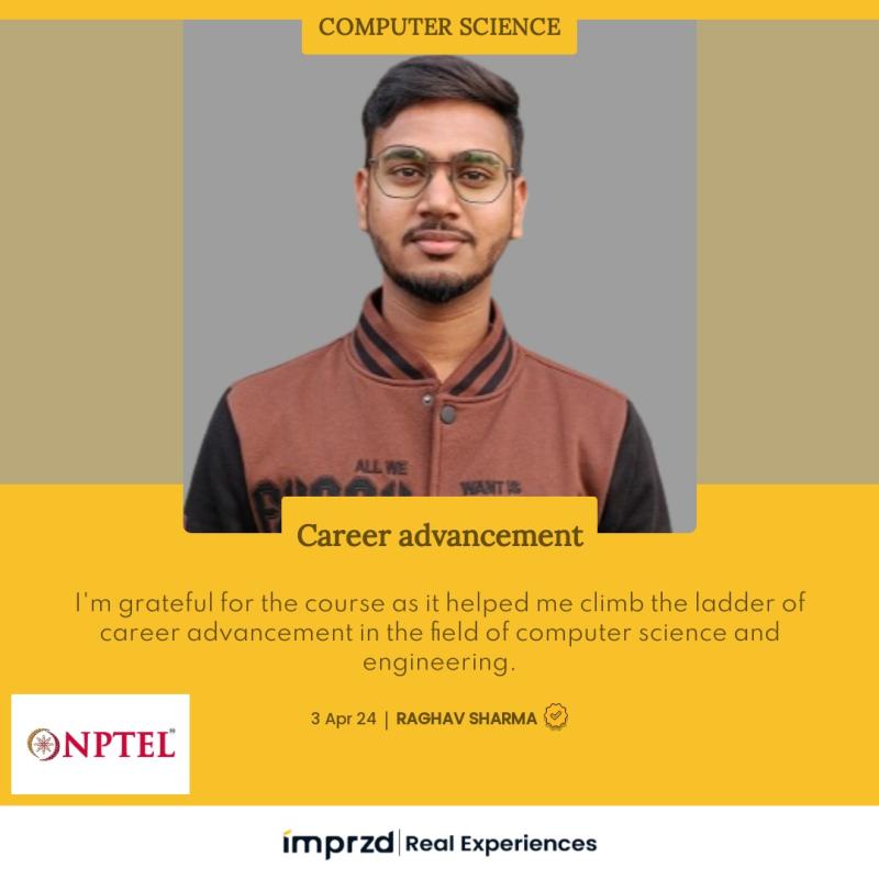 NPTEL | Raghav Sharma NPTEL | Raghav Sharma
