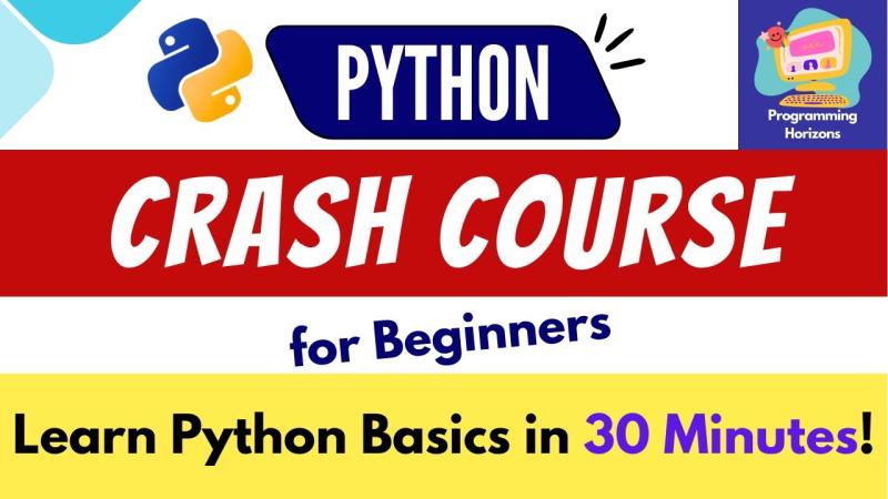 ProgrammingHorizons on LinkedIn: Python Crash Course for Beginners Part ... ProgrammingHorizons on LinkedIn: Python Crash Course for Beginners Part ...