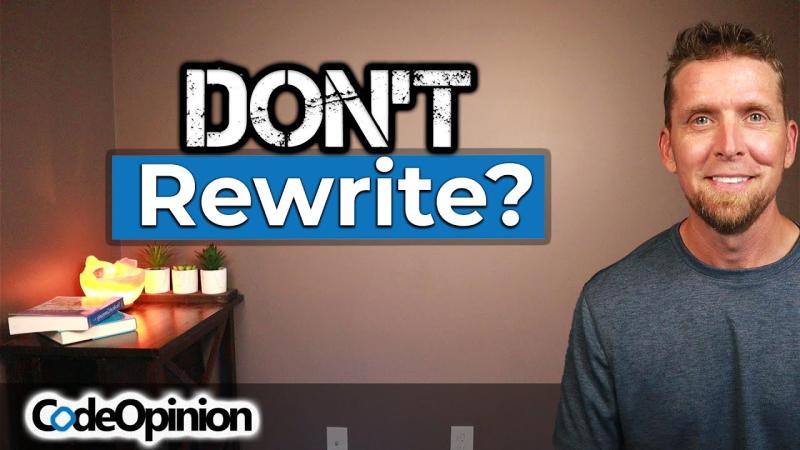 Tidjani Belmansour on LinkedIn: Never rewrite code? Tidjani Belmansour on LinkedIn: Never rewrite code?