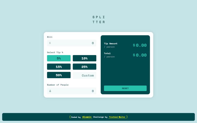Alamin CodePapa ♾️ on LinkedIn: Tip calculator app | Frontend Mentor ... Alamin CodePapa ♾️ on LinkedIn: Tip calculator app | Frontend Mentor ...