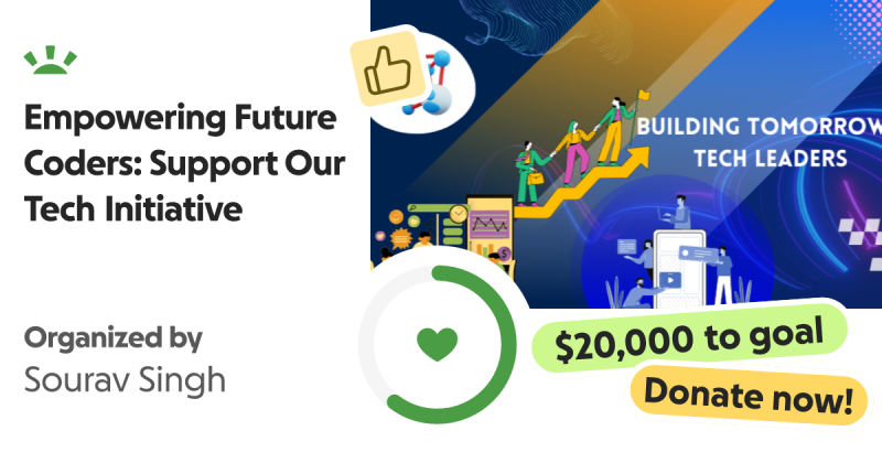 Sourav singh on LinkedIn: Donate to Empowering Future Coders: Support ... Sourav singh on LinkedIn: Donate to Empowering Future Coders: Support ...