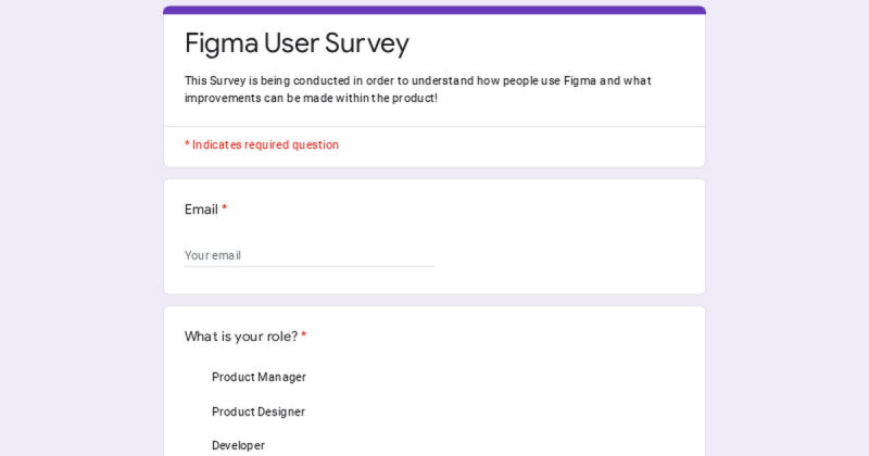 Figma User Survey | RAUNAK MISHRA Figma User Survey | RAUNAK MISHRA