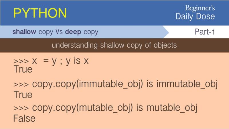 Koustav Halder on LinkedIn: PYTHON | Beginners Daily Dose | shallow ... Koustav Halder on LinkedIn: PYTHON | Beginners Daily Dose | shallow ...