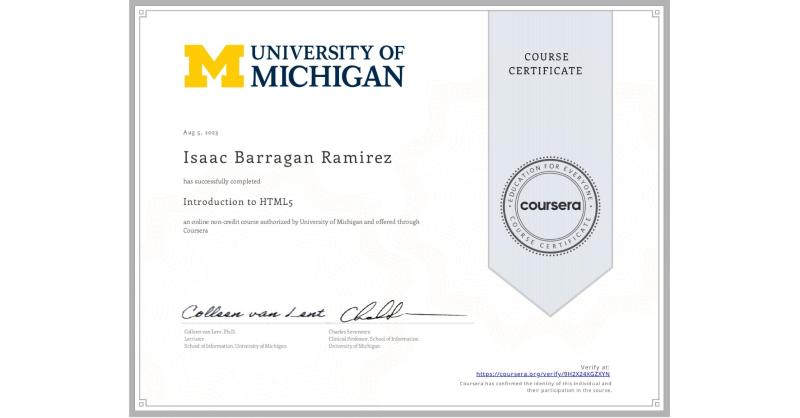 Isaac Barragan Ramirez on LinkedIn: Completion Certificate for ... Isaac Barragan Ramirez on LinkedIn: Completion Certificate for ...