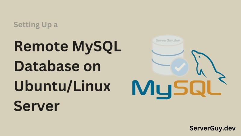Mohammad Fathi Rahman on LinkedIn: Setup Remote MySQL Database on ... Mohammad Fathi Rahman on LinkedIn: Setup Remote MySQL Database on ...