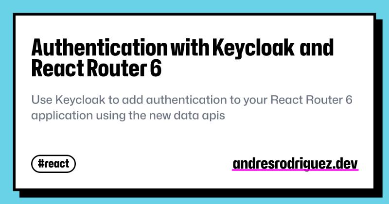 Andres Rodriguez Hernandez on LinkedIn: Authentication with Keycloak ... Andres Rodriguez Hernandez on LinkedIn: Authentication with Keycloak ...
