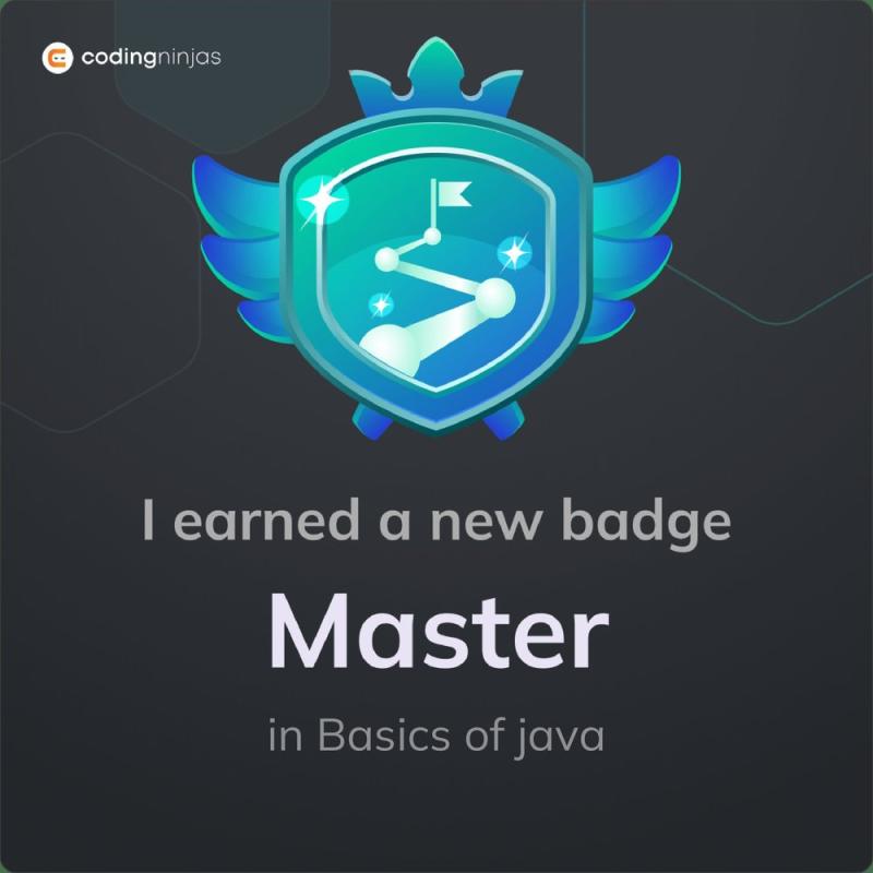 Raushan Kumar Mahto on LinkedIn: 🏆 SkillBadge Unlocked! | Coding Ninjas ... Raushan Kumar Mahto on LinkedIn: 🏆 SkillBadge Unlocked! | Coding Ninjas ...