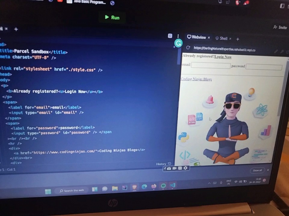 created my first form using html. you can check out it at replit my ... created my first form using html. you can check out it at replit my ...