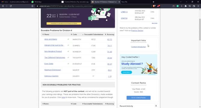 #codechef #cp #contests #programming | Shubham Rakhecha #codechef #cp #contests #programming | Shubham Rakhecha