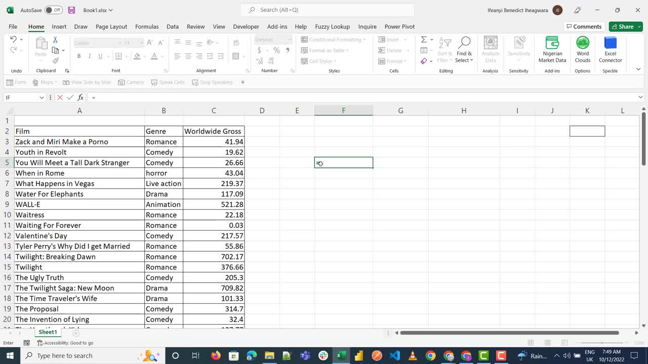 Benny Ifeanyi Iheagwara LinkedIn‘de: #hash #excel #formulas Benny Ifeanyi Iheagwara LinkedIn‘de: #hash #excel #formulas