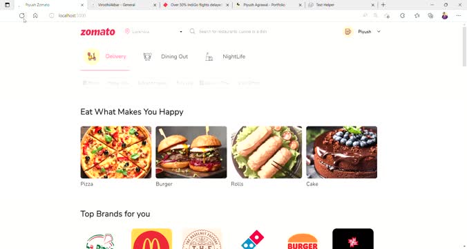 #reactjs #react #zomato #zomatoindia #reactdeveloper #reactprojects ... #reactjs #react #zomato #zomatoindia #reactdeveloper #reactprojects ...