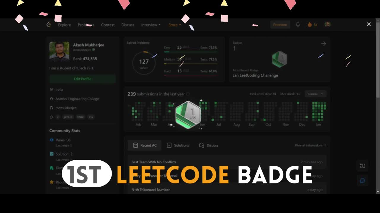 Akash Mukherjee on LinkedIn: #leetcode #leetcode2023 Akash Mukherjee on LinkedIn: #leetcode #leetcode2023