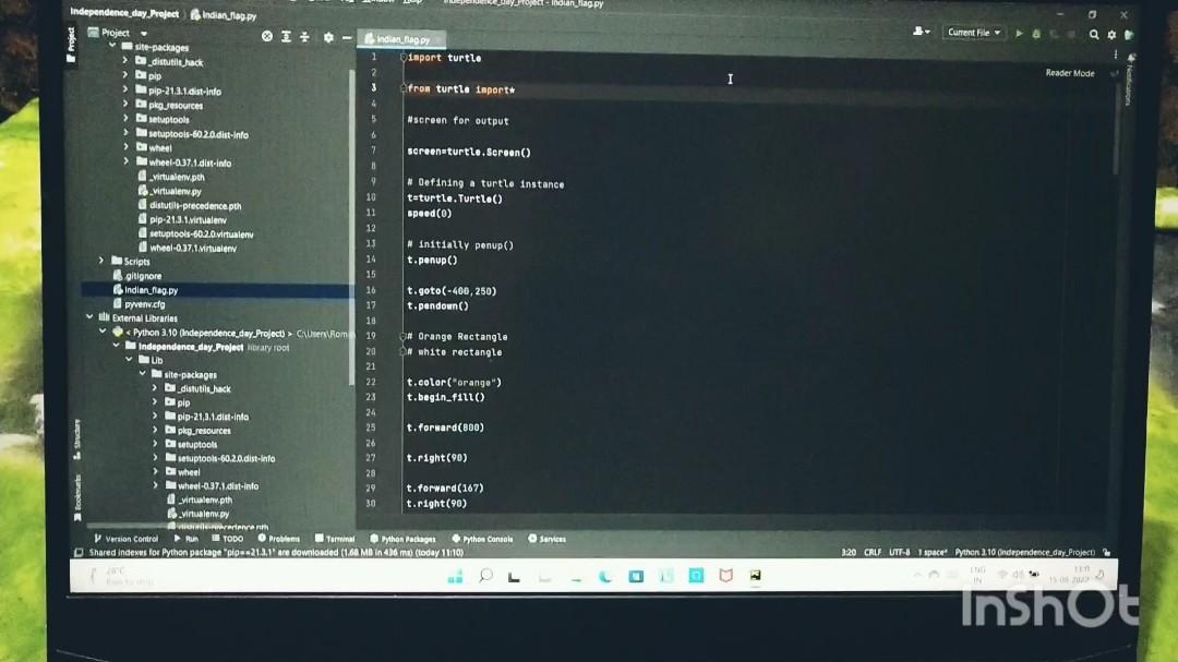 #python #pycharm #independenceday2022 #indianflag #project #coder ... #python #pycharm #independenceday2022 #indianflag #project #coder ...