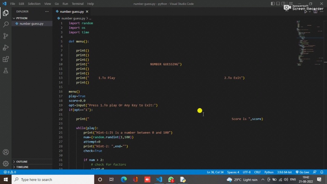 Saurabh Kumar on LinkedIn: #python #programming #internship #unicompiler Saurabh Kumar on LinkedIn: #python #programming #internship #unicompiler