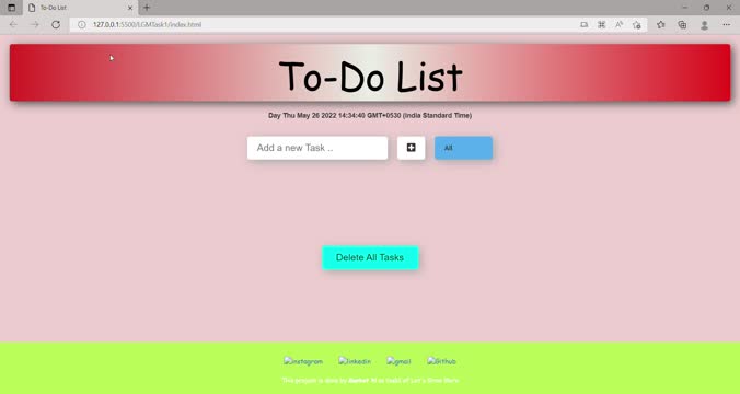 Sanket Navale on LinkedIn: #task1 #webdevelopment #internship2022 # ... Sanket Navale on LinkedIn: #task1 #webdevelopment #internship2022 # ...