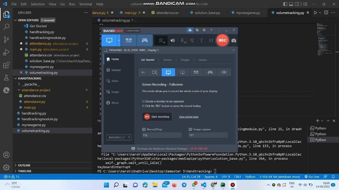 Harsh Rajput on LinkedIn: #python #opencv #automation #handtracking # ... Harsh Rajput on LinkedIn: #python #opencv #automation #handtracking # ...