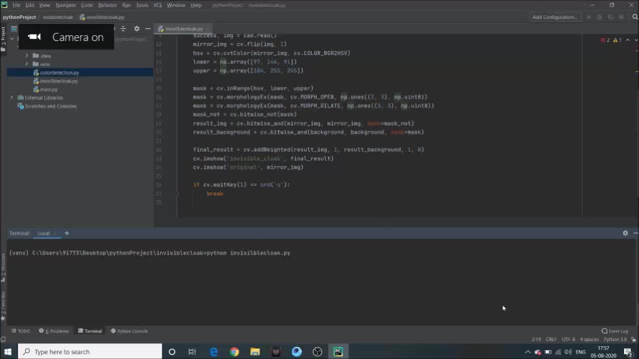 Sanket Kumbhare on LinkedIn: #harrypotter #python3 #opencv # ... Sanket Kumbhare on LinkedIn: #harrypotter #python3 #opencv # ...