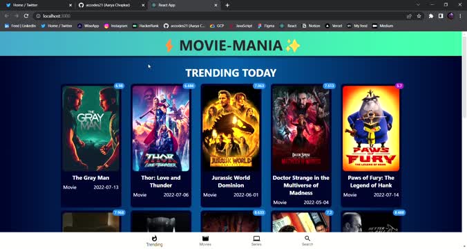 Aarya Chopkar on LinkedIn: #reactjs #javascript #movies #webdevelopment ... Aarya Chopkar on LinkedIn: #reactjs #javascript #movies #webdevelopment ...