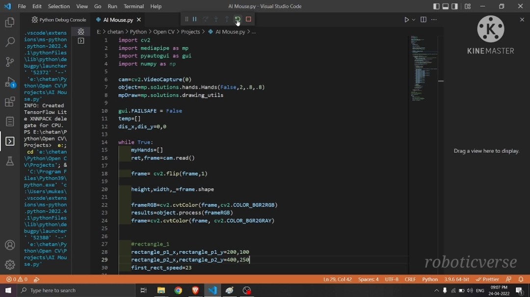 Chetan Parihar on LinkedIn: #pythonprogramming #opencv #computervision ... Chetan Parihar on LinkedIn: #pythonprogramming #opencv #computervision ...