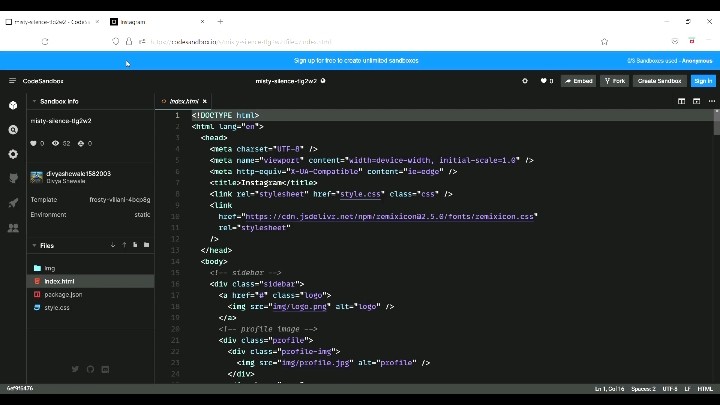 Divya Shewale on LinkedIn: #project #connections #instagram #css #html Divya Shewale on LinkedIn: #project #connections #instagram #css #html