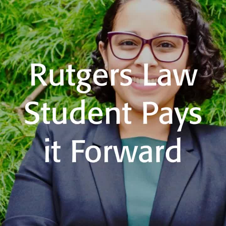 Rutgers Law School on LinkedIn: Rutgers Law Student Pays It Forward Rutgers Law School on LinkedIn: Rutgers Law Student Pays It Forward