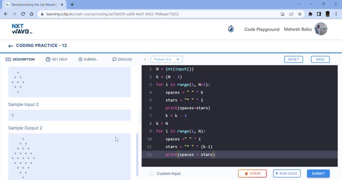 Mahesh Babu Jatamoni on LinkedIn: #python #loops #strings #day20 # ... Mahesh Babu Jatamoni on LinkedIn: #python #loops #strings #day20 # ...