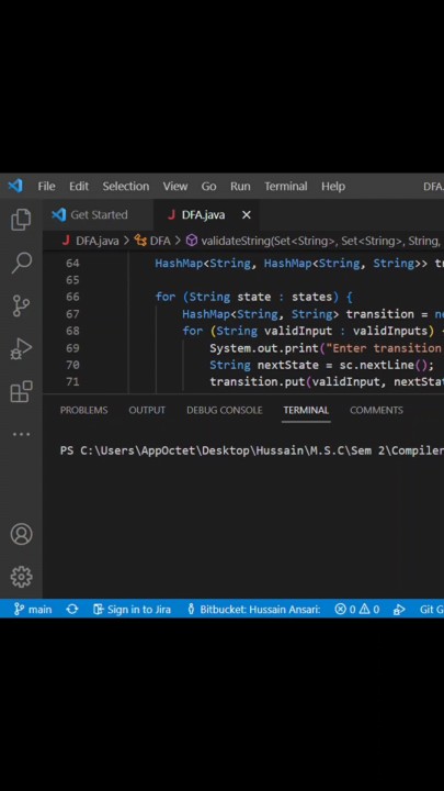 Mohd. Hussain Ansari on LinkedIn: #compiler #dfa #java #code # ... Mohd. Hussain Ansari on LinkedIn: #compiler #dfa #java #code # ...