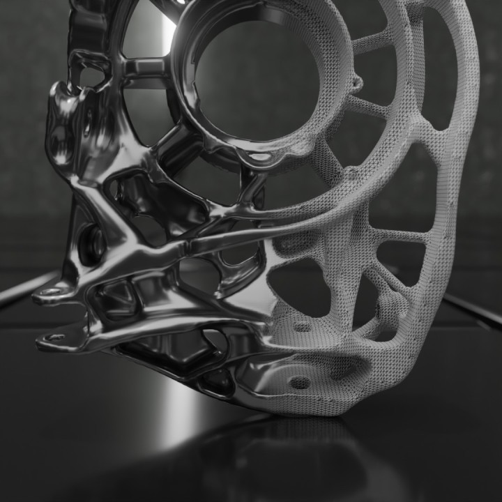 Topology Optimised Upright | Jon Tait Topology Optimised Upright | Jon Tait