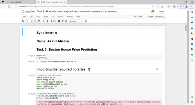 Aksha Mishra on LinkedIn: #task2 #boston #randomforest #intern # ... Aksha Mishra on LinkedIn: #task2 #boston #randomforest #intern # ...