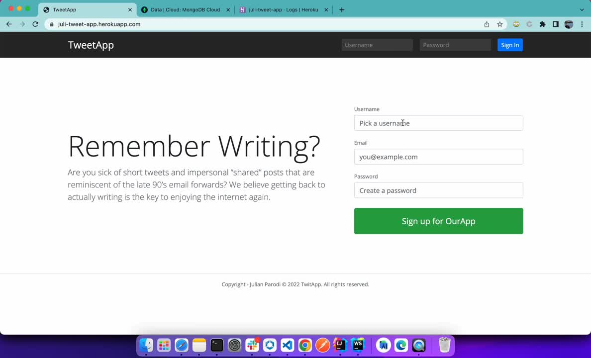Julian Parodi on LinkedIn: #javascript #nodejs #html #mongodb #fullstack Julian Parodi on LinkedIn: #javascript #nodejs #html #mongodb #fullstack