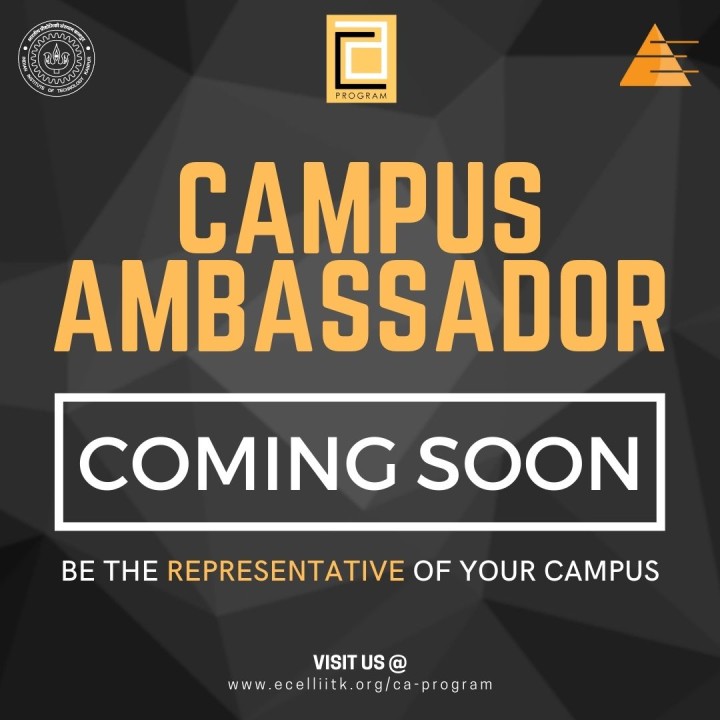 Divyansh Verma on LinkedIn: Campus Ambassador Program- Coming Soon!! Divyansh Verma on LinkedIn: Campus Ambassador Program- Coming Soon!!