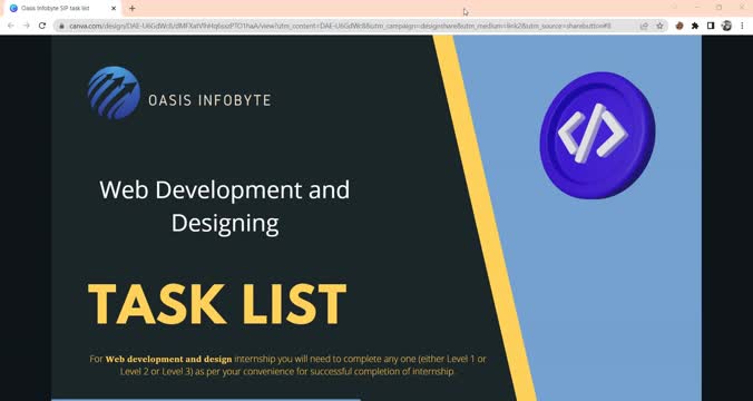 Vivek Kumar Yadav on LinkedIn: #oasisinfobyte #internship #webdevelopment Vivek Kumar Yadav on LinkedIn: #oasisinfobyte #internship #webdevelopment
