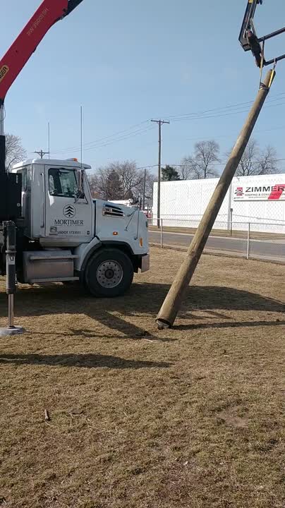 Dyck Security Services on LinkedIn: Mortimer Lumbar setting poles for ... Dyck Security Services on LinkedIn: Mortimer Lumbar setting poles for ...