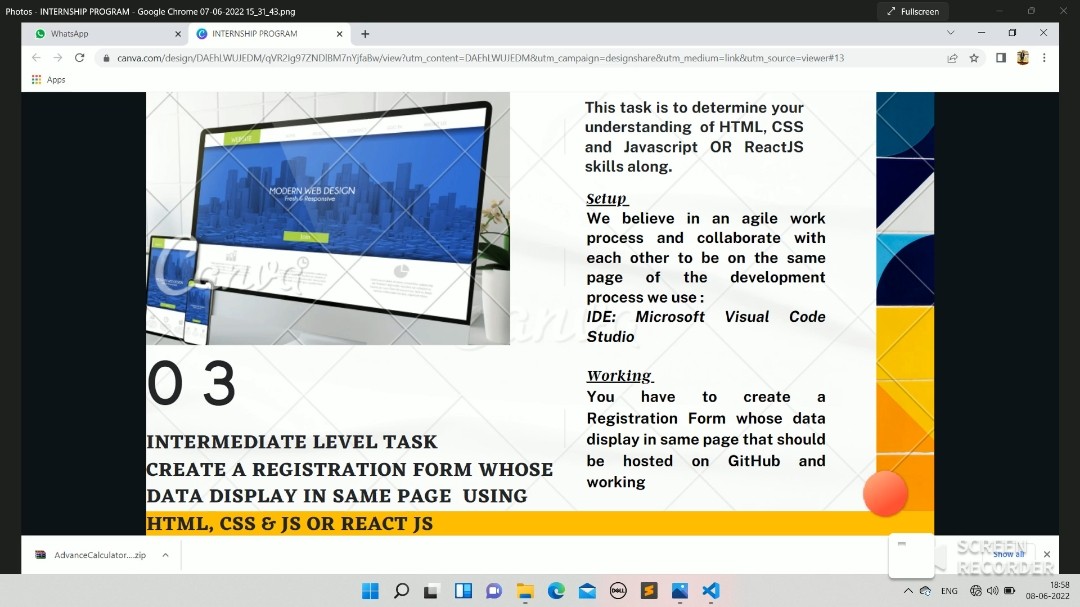 Chetana Patil on LinkedIn: #task3 #webdevelopment #internship #intern # ... Chetana Patil on LinkedIn: #task3 #webdevelopment #internship #intern # ...