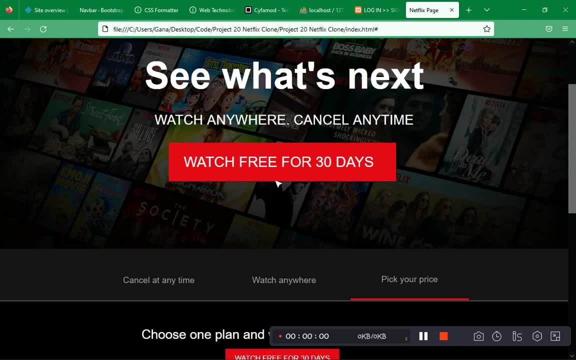 Muhammad Yahaya Gana on LinkedIn: Cloned Netflix landing page using ... Muhammad Yahaya Gana on LinkedIn: Cloned Netflix landing page using ...